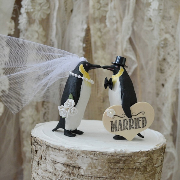 Penguin Wedding - Etsy