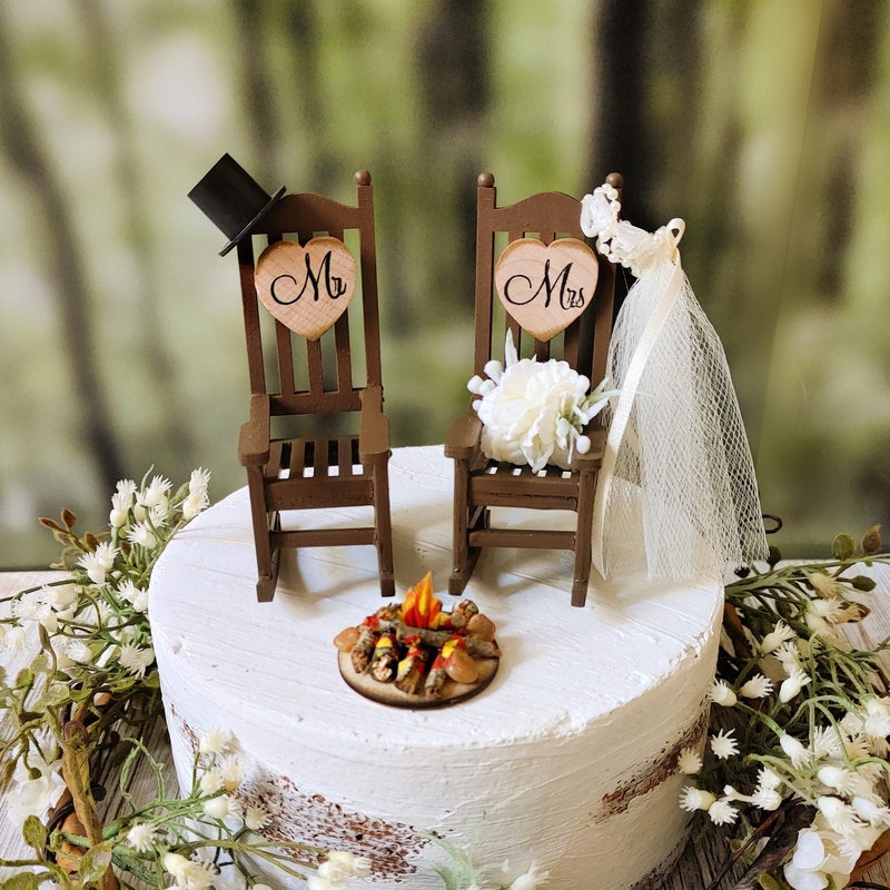 Rocking Chair Cake Topper - Etsy