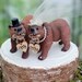 Grizzly Bear Wedding Cake Topper Mr and Mr Bear Cake Topper Zoo Animal ...