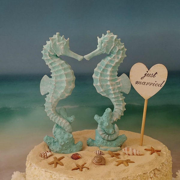 Seahorse Cake Topper - Etsy