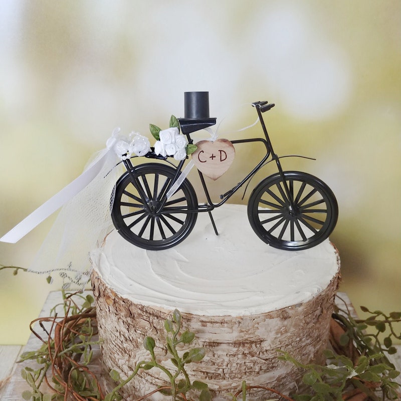 Bicycle Wedding Cake Topper - Etsy