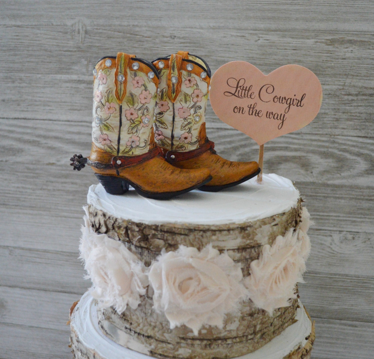 Baby Boot Cake