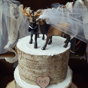 Elk-elk Hunter-wedding Cake Topper-hunting Groom-camo-hunting-rustic ...