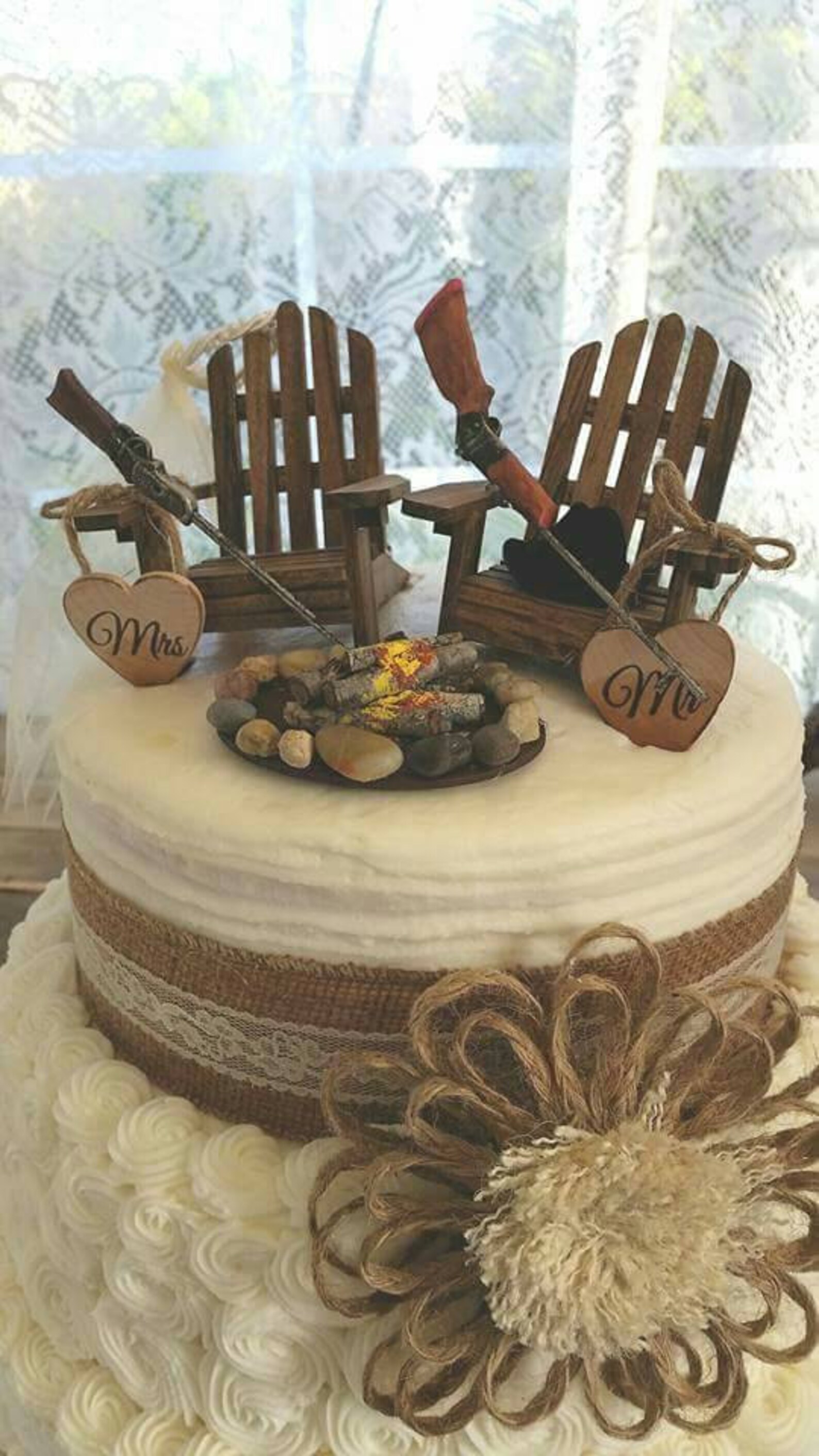 Shot Gun-riffle-hunting-wedding-cake Topper-gun-deer Hunter-hunting ...