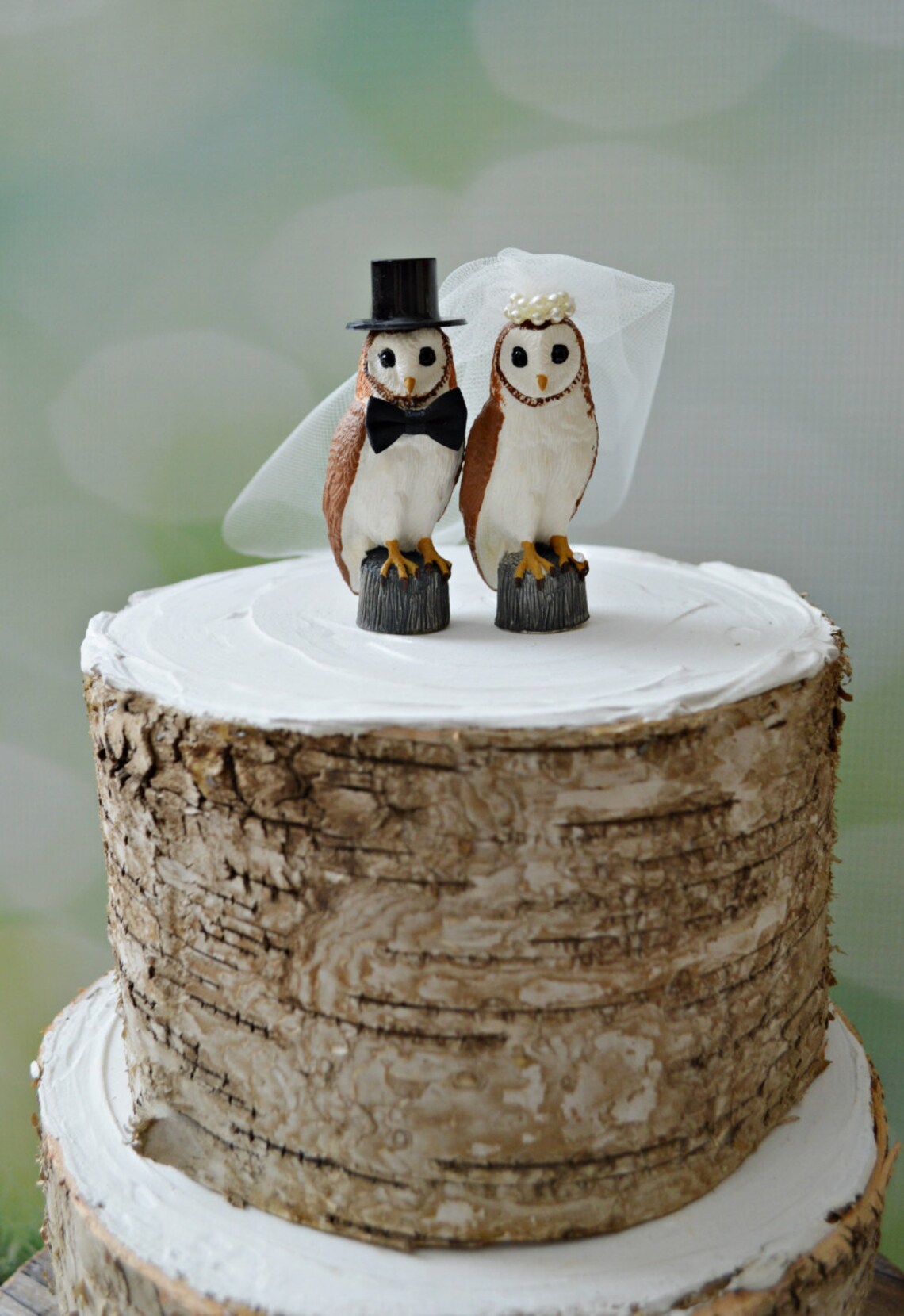Snow Owl-barn Owl-barn-wedding-cake Topper-county Wedding-owl | Etsy