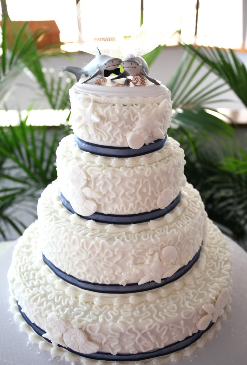 Shark shark-bull shark-shark-wedding-wedding cake | Etsy