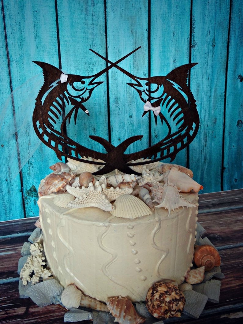 Sailfish-marlin-fish-sport Fishing-wedding-cake - Etsy