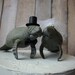 Manatee Couple Wedding Cake Topper-beach Wedding-beach Wedding Topper ...