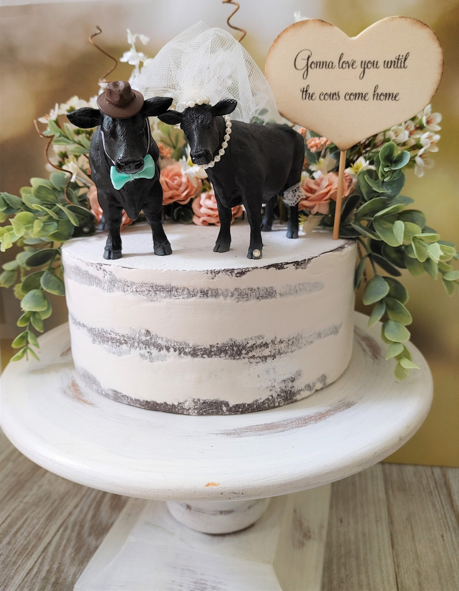 Western Barn Wedding Farm Themed Cow Bull Black Angus Animal | Etsy