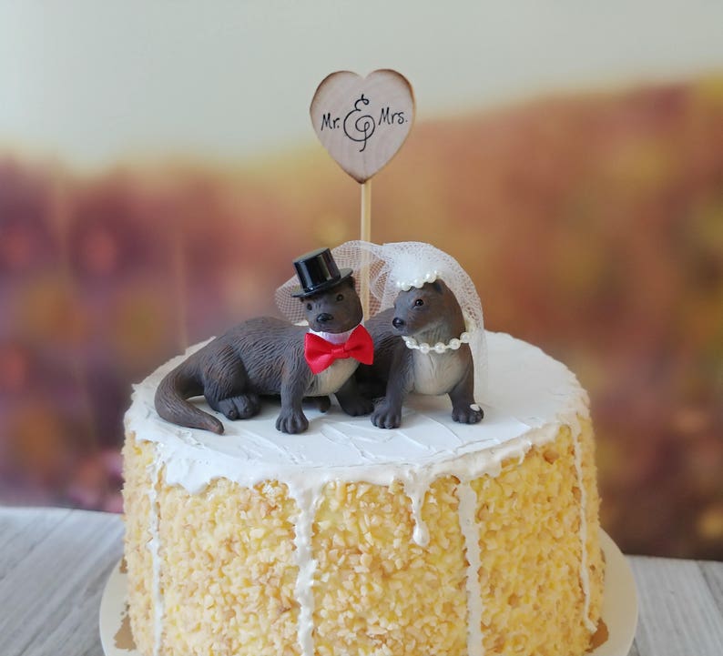 River Otter Animal Cake Topper College Mascot California State ...