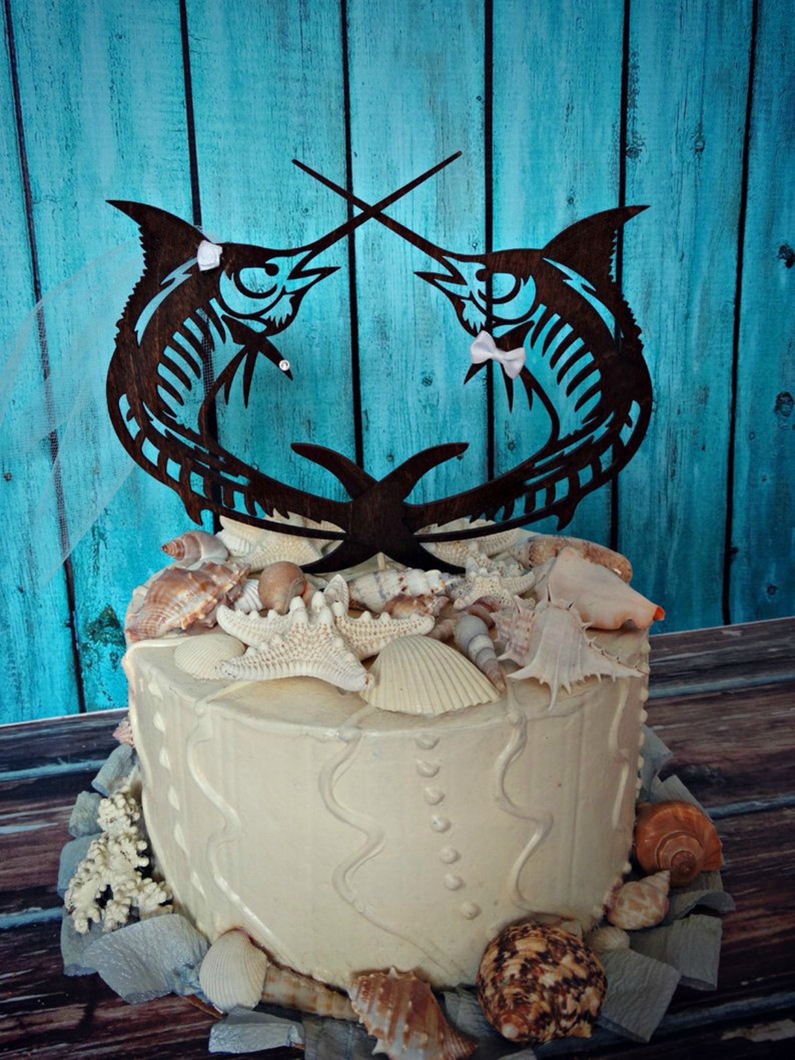 Sailfish-Marlin-fish-sport fishing-wedding-cake | Etsy