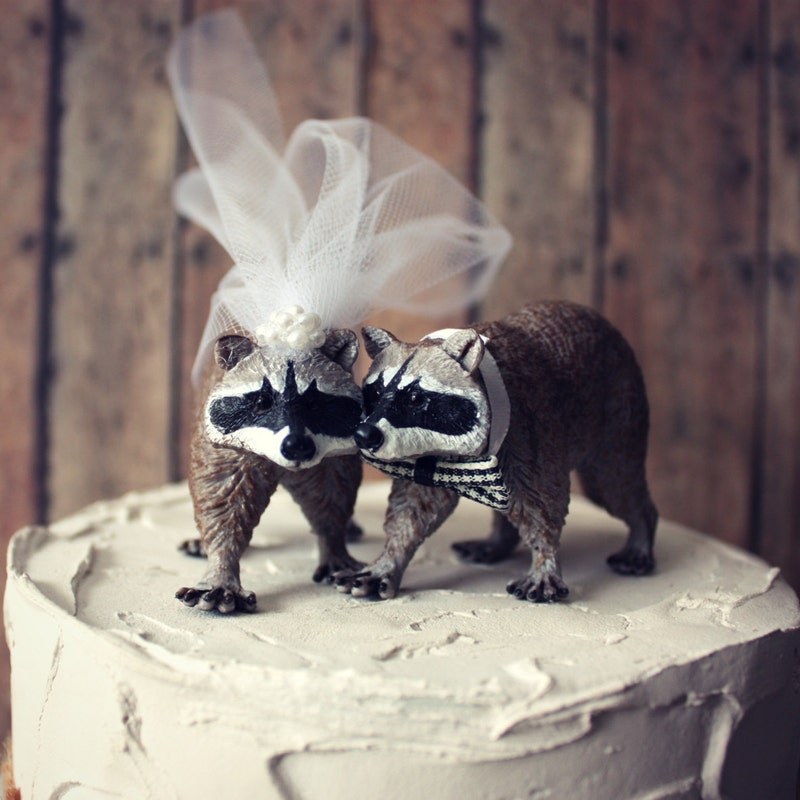 Raccoon Cake Topper - Etsy