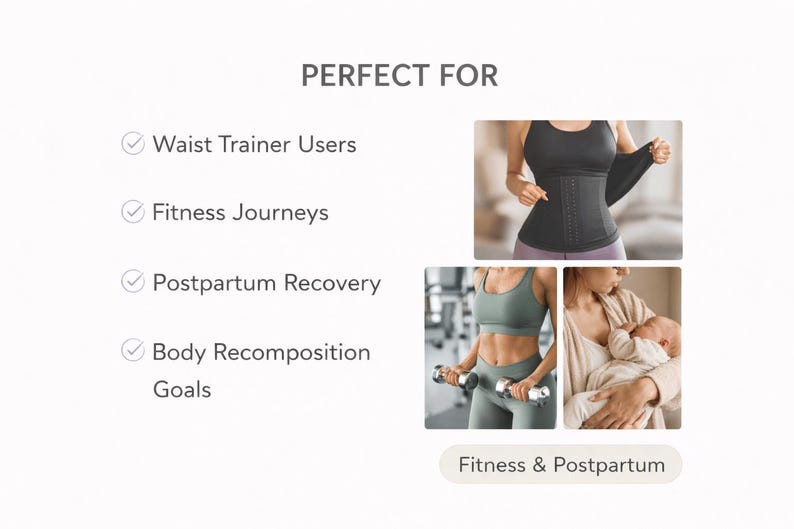 Waist Trainer Progress Tracker Printable | Measurement Log & Daily Wear ...