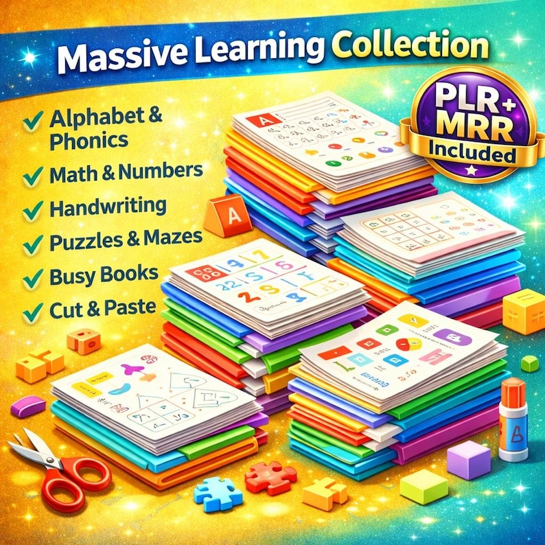 21000+ Kids Worksheets Bundle Homeschool Classroom Printables Mega ...