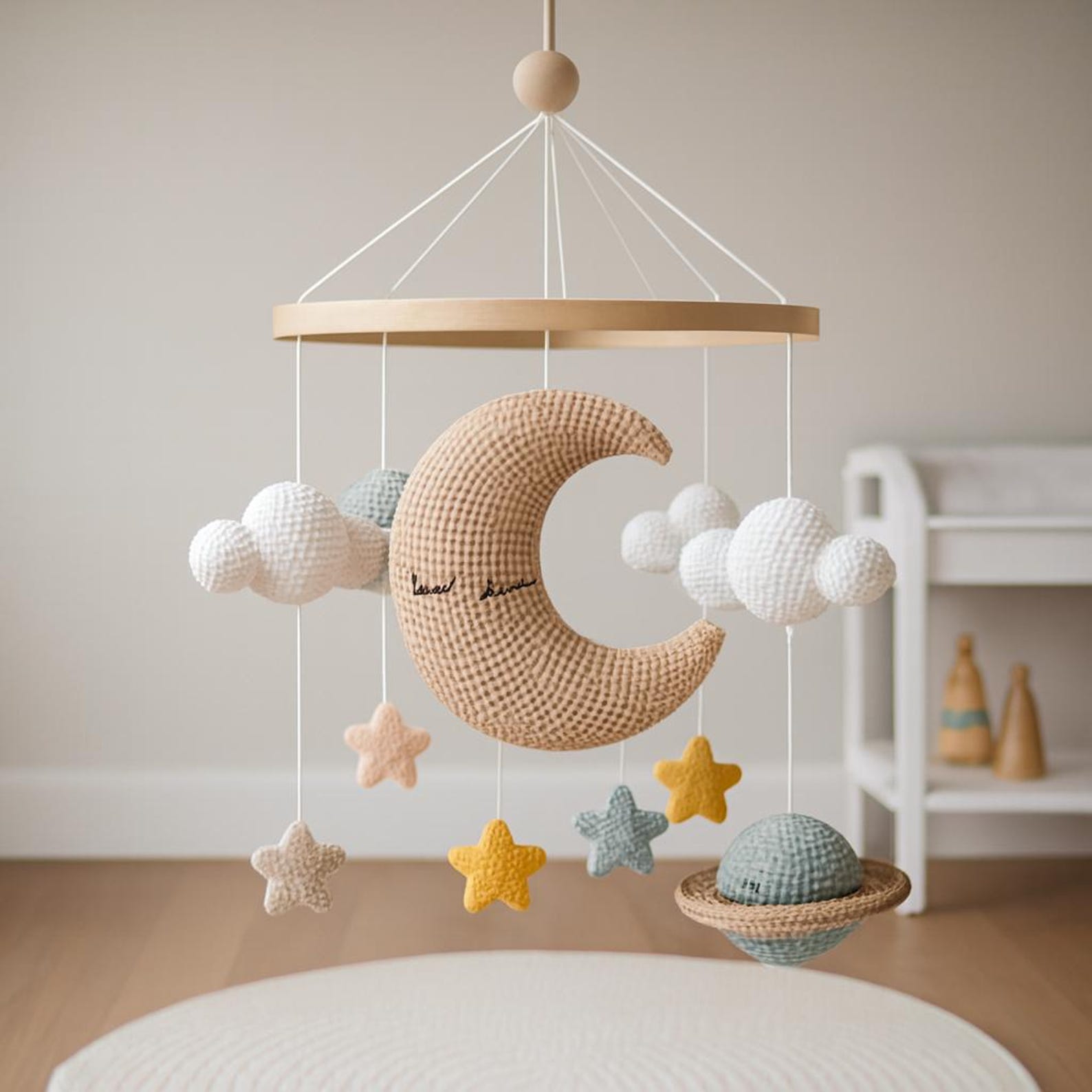 Crochet Baby Mobile Pattern Bundle – 8 Amigurumi Nursery Themes (PDF ...