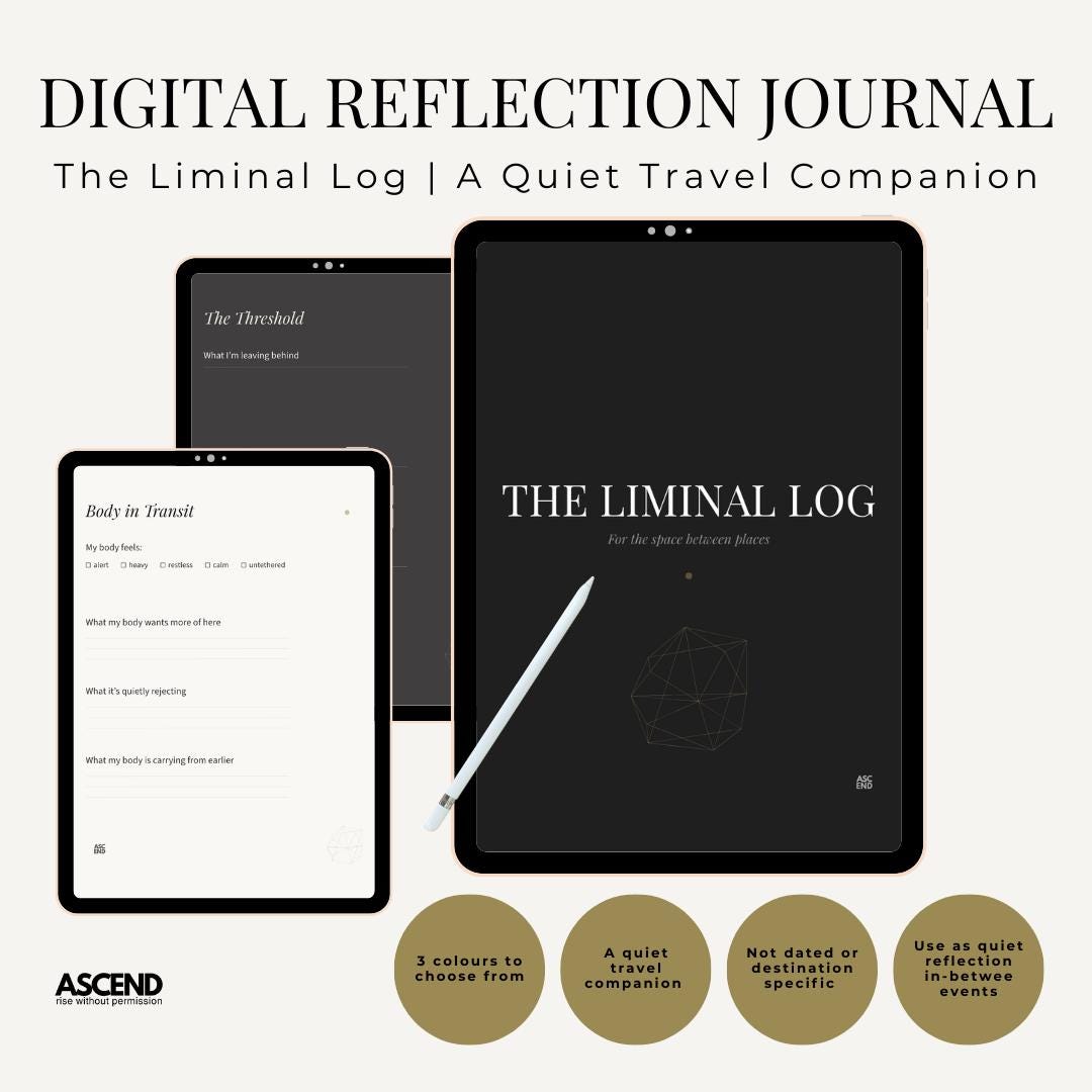 Digital Travel Journal | the Liminal Log | A Quiet Travel Companion ...