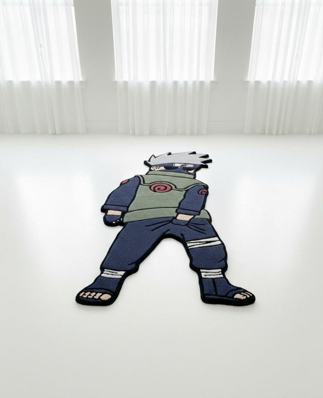 Hand Tufted Anime Ninja Rug, Custom Character Area Carpet - Etsy