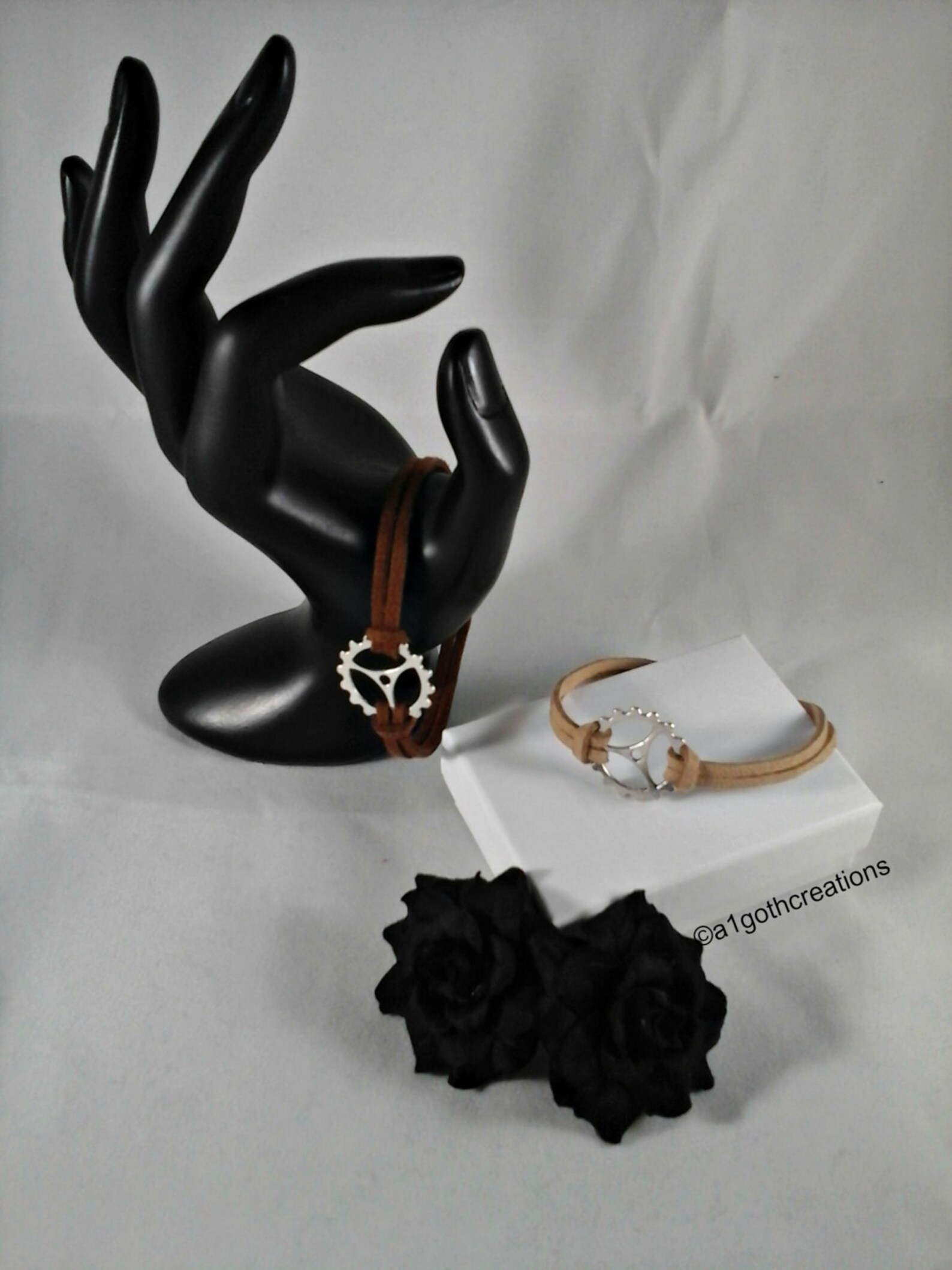 Steampunk Gear Bracelets Gear Bracelets His and Her Bracelets Unisex ...