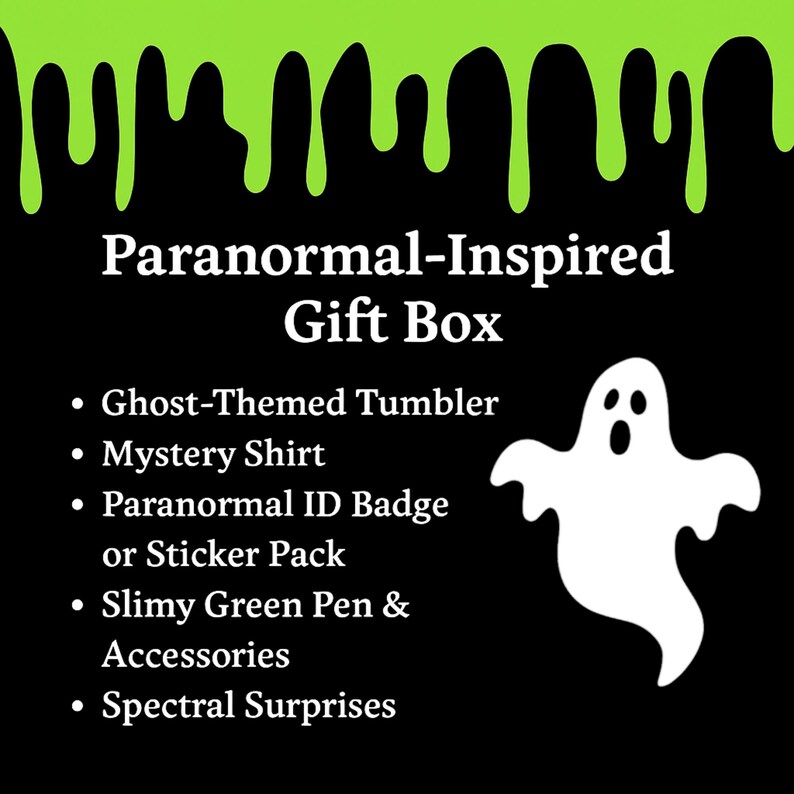 Paranormal-inspired Gift Box | Spooky Ghost-themed Mystery Set ...