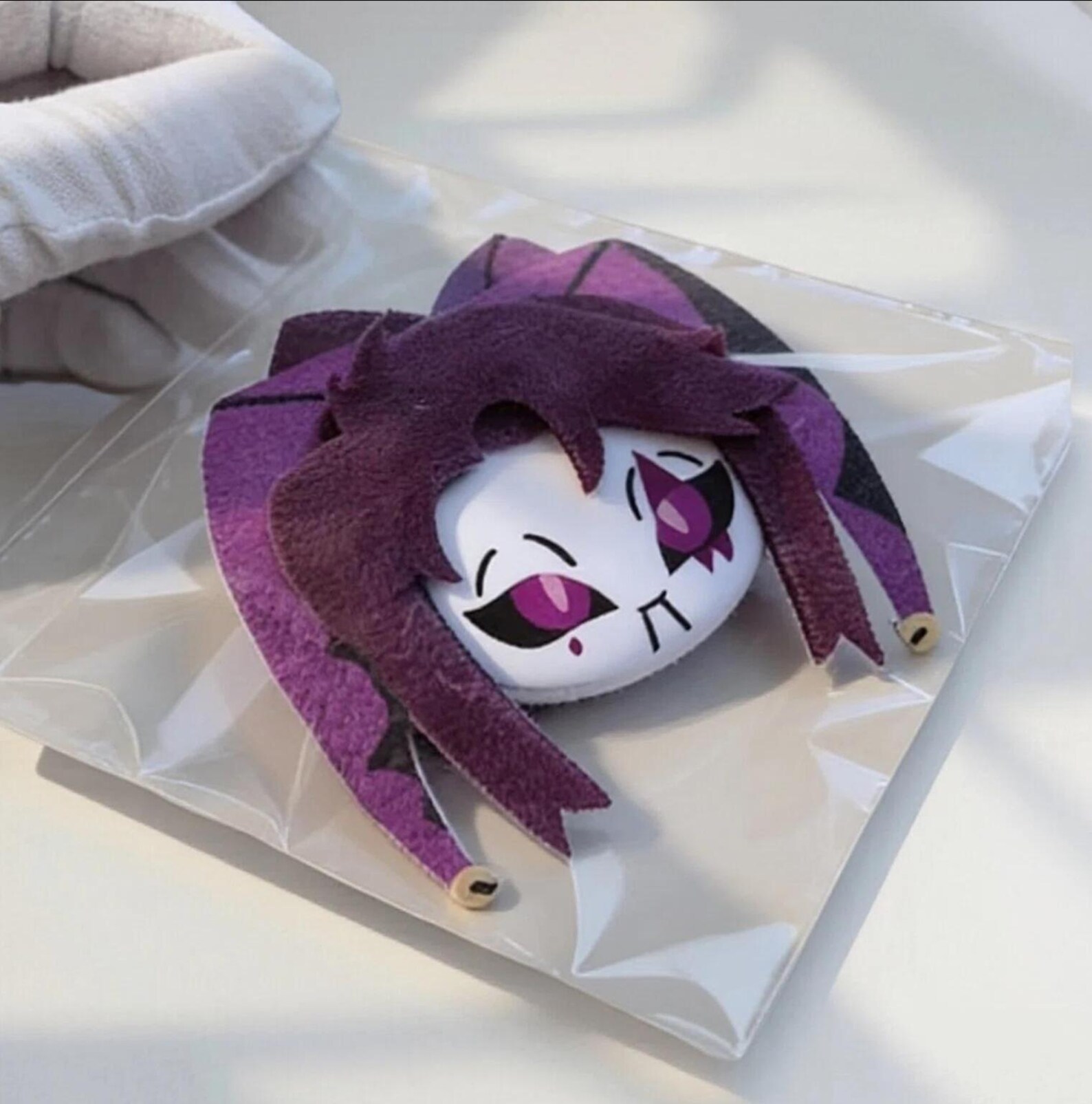 Freak Circus Pierrot & Harlequin Jester Inspired Plush Button - Etsy