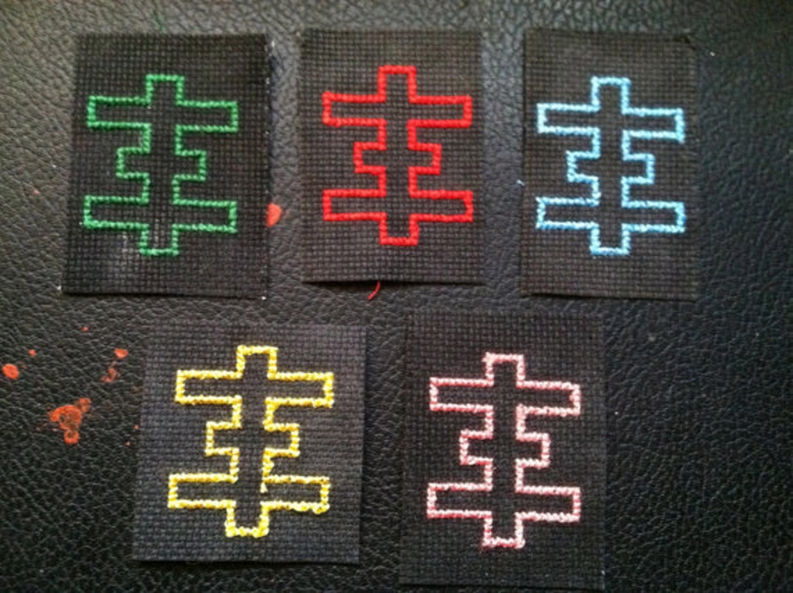 Made to Order Psychic TV / Cross Patch - Etsy