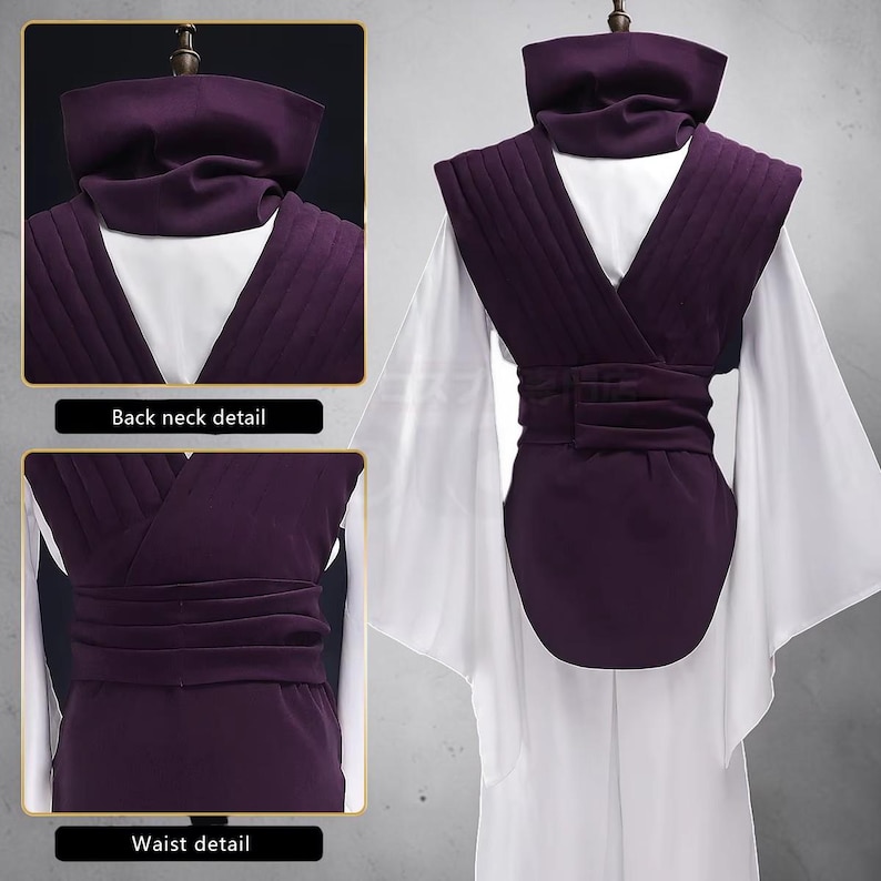 Choso Cosplay Costume Jujutsu Kaisen Manga Anime, JJK Choso Purple Vest ...