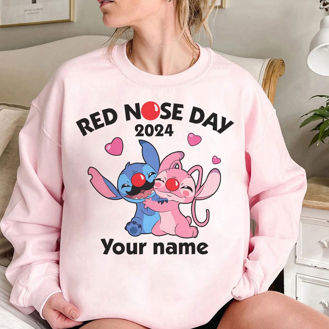 Red Nose Day Shirt Comic Shirt, Red Nose Shirt, Stitch Red Nose Day ...