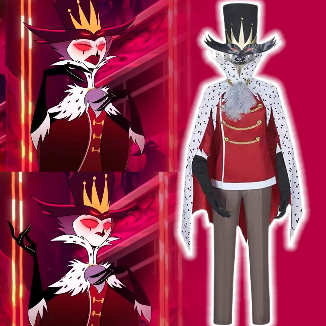 Helluva Boss丨stolas Goetia Cosplay Full Set Costume Halloween Outfit ...