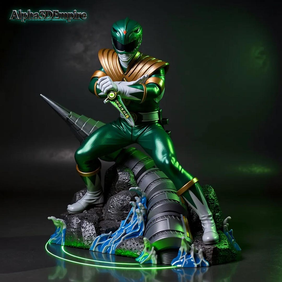 Green Ranger 3D STL Print File Model Download - Etsy