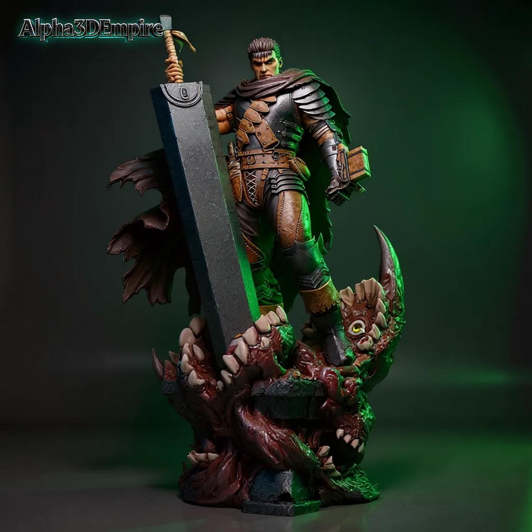 Guts - Berserk 3D STL Print File Model Download - Etsy UK
