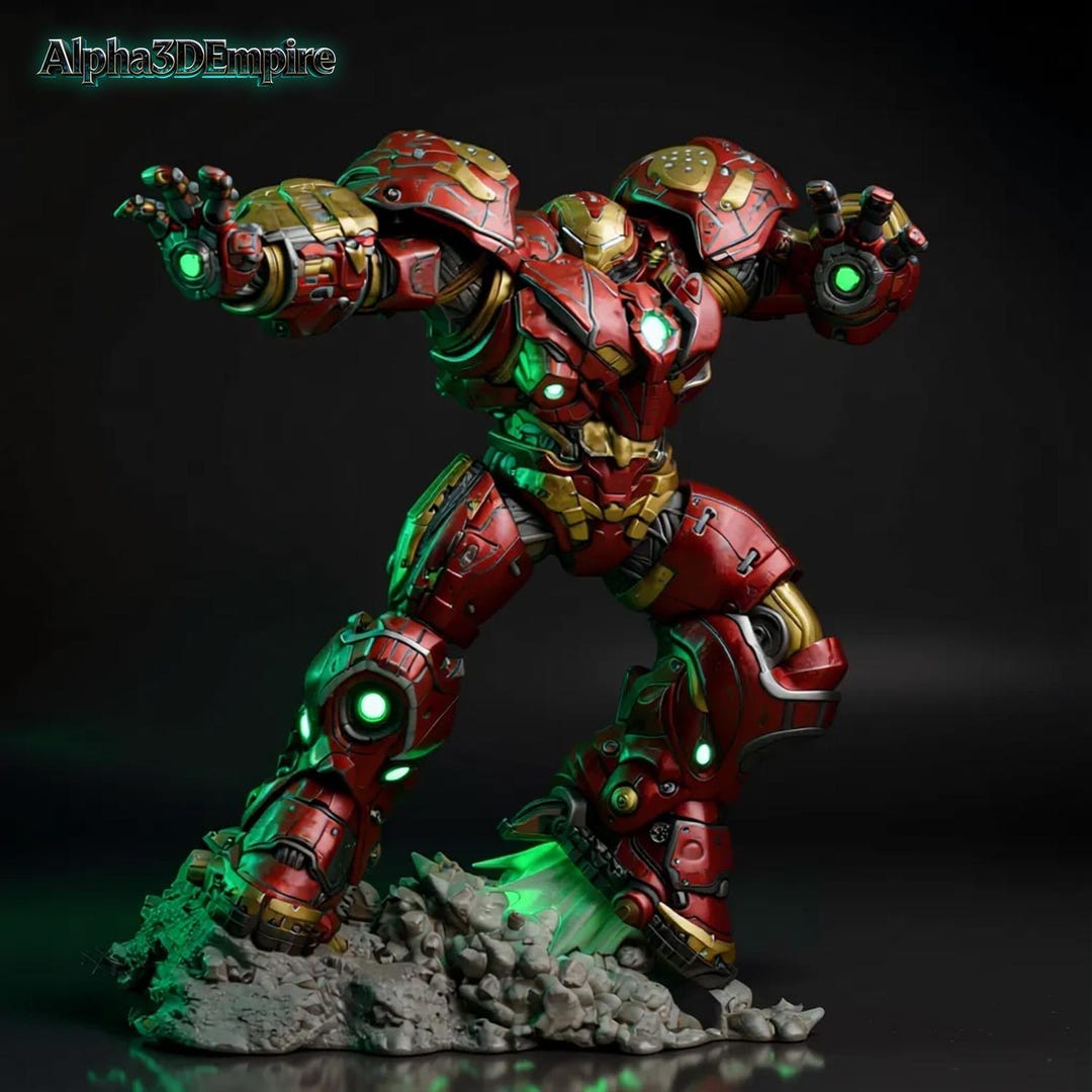 Hulkbuster STL Statue + Bust | 3D Print File Model - Etsy UK
