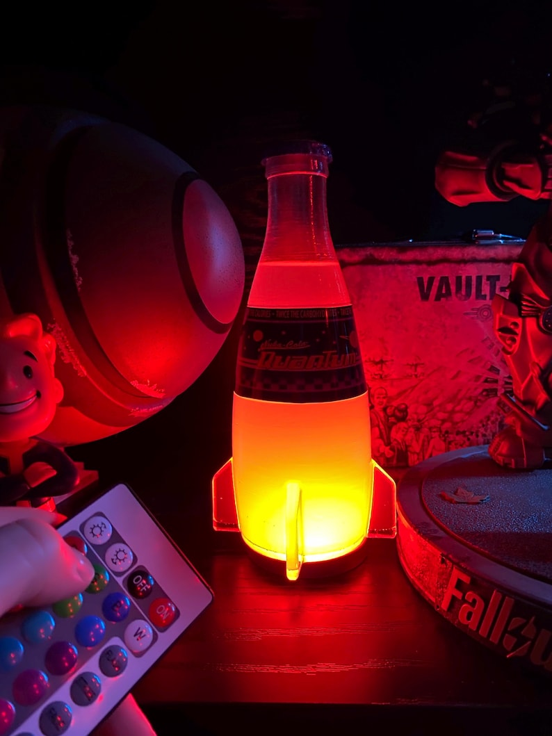 Nuka Cola Quantum LED Lamp - Fallout Inspired Prop Replica - Gaming ...