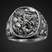 Saint George Signet Ring, Sterling Silver Christian Jewelry, St George ...