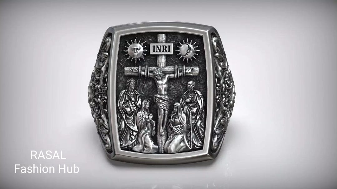 925 Starling Silver Handmade Jesus-christ-crucifix-cross-mary-and ...