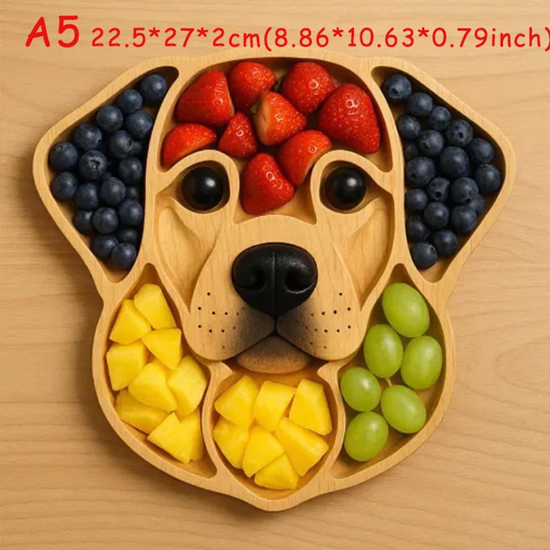 Hand Carved Cat Paw Wooden Serving Tray, Fruit & Charcuterie Platter ...