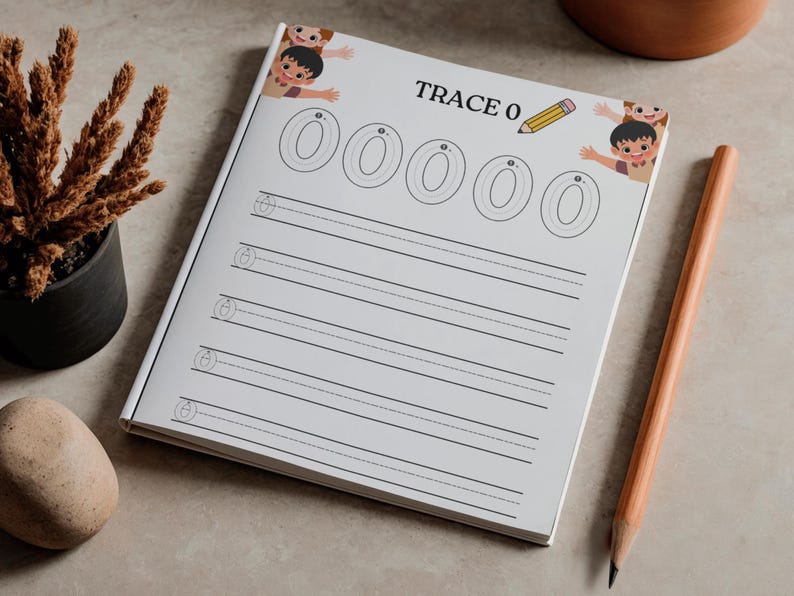 Tracing Numbers 0-20 Worksheet, Preschool Writing Practice (PDF ...
