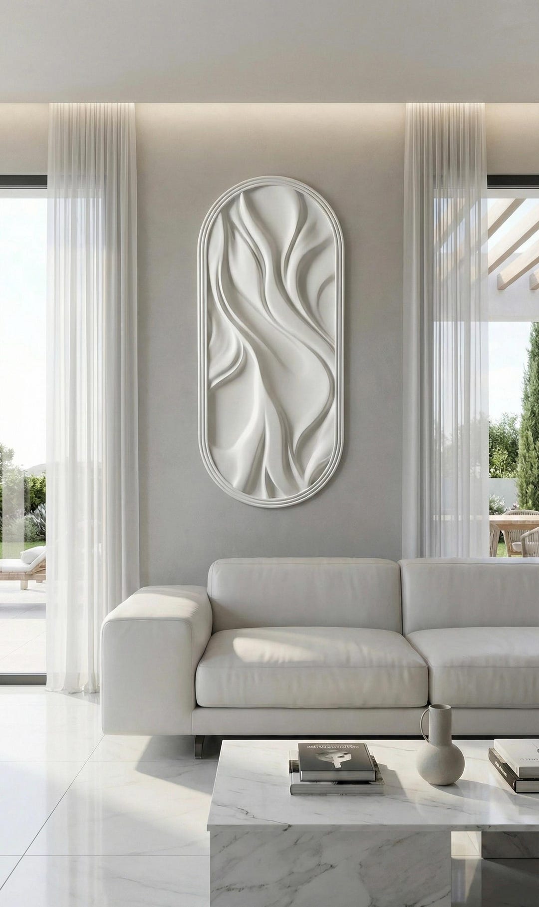 Custom Handmade Epoxy Carving Relief Wall Art, Abstract 3D Textured ...