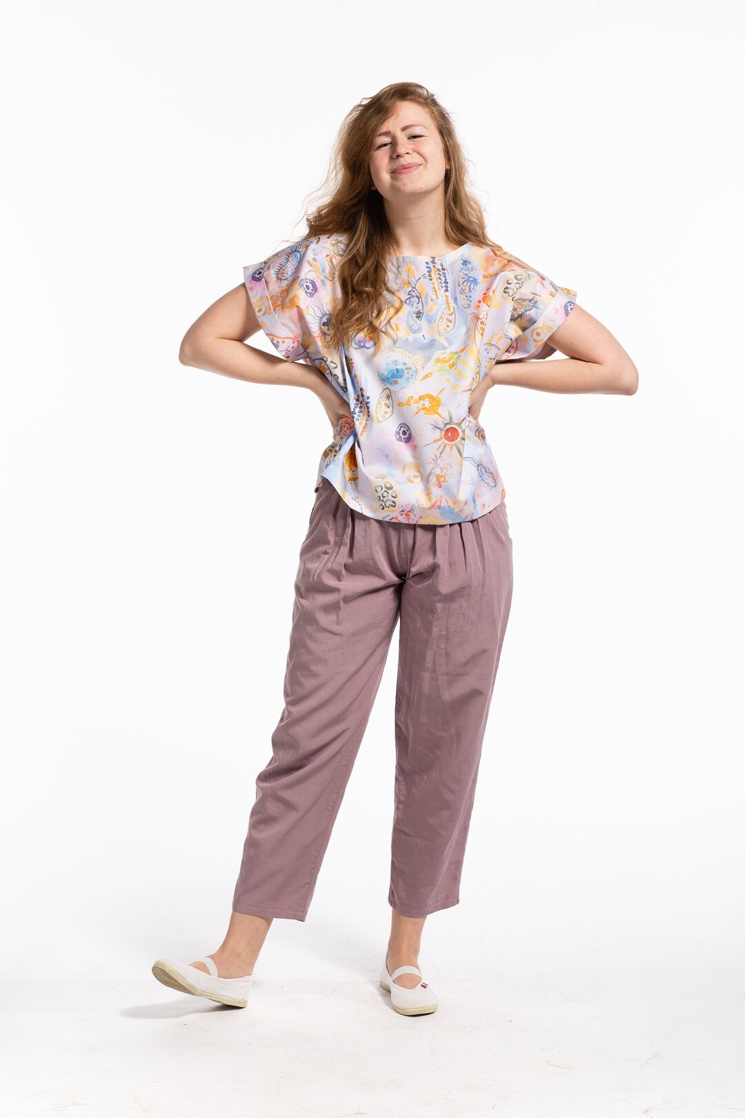 Protozoa Blouse Biology Top Watercolor Blouse - Etsy