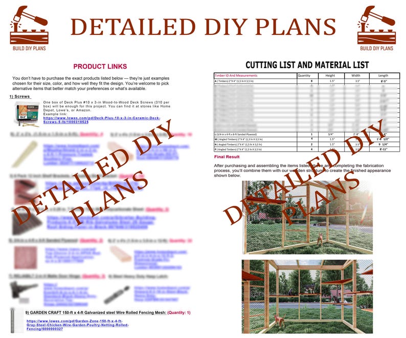 Cat House Plans 9x9, Catio Plan, DIY Pet Shelter, Outdoor Cat Condo ...