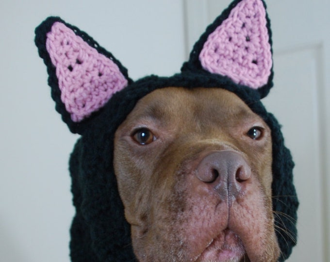 Black Cat Dog Snood MADE TO ORDER - Etsy