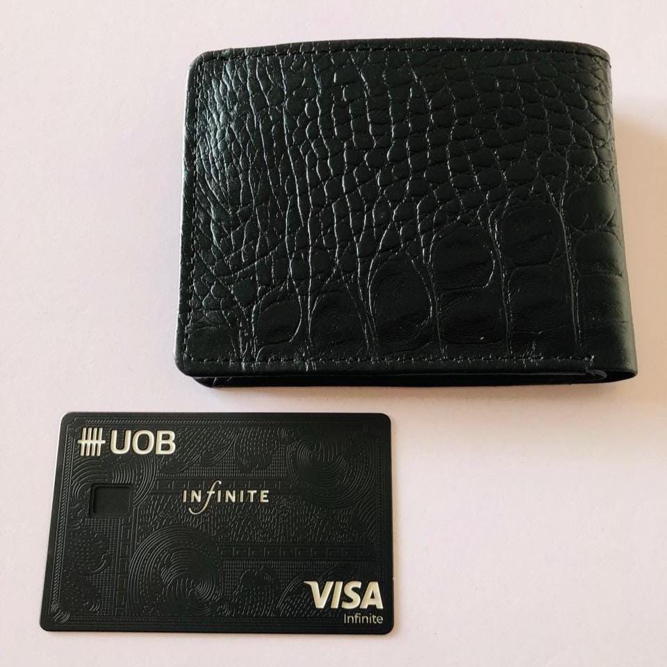 Personalized Metal Laser Engraved UOB Infinite VISA Credit/debit Card ...