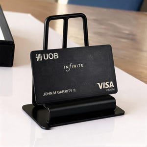 Personalized Metal Laser Engraved UOB Infinite VISA Credit/debit Card ...
