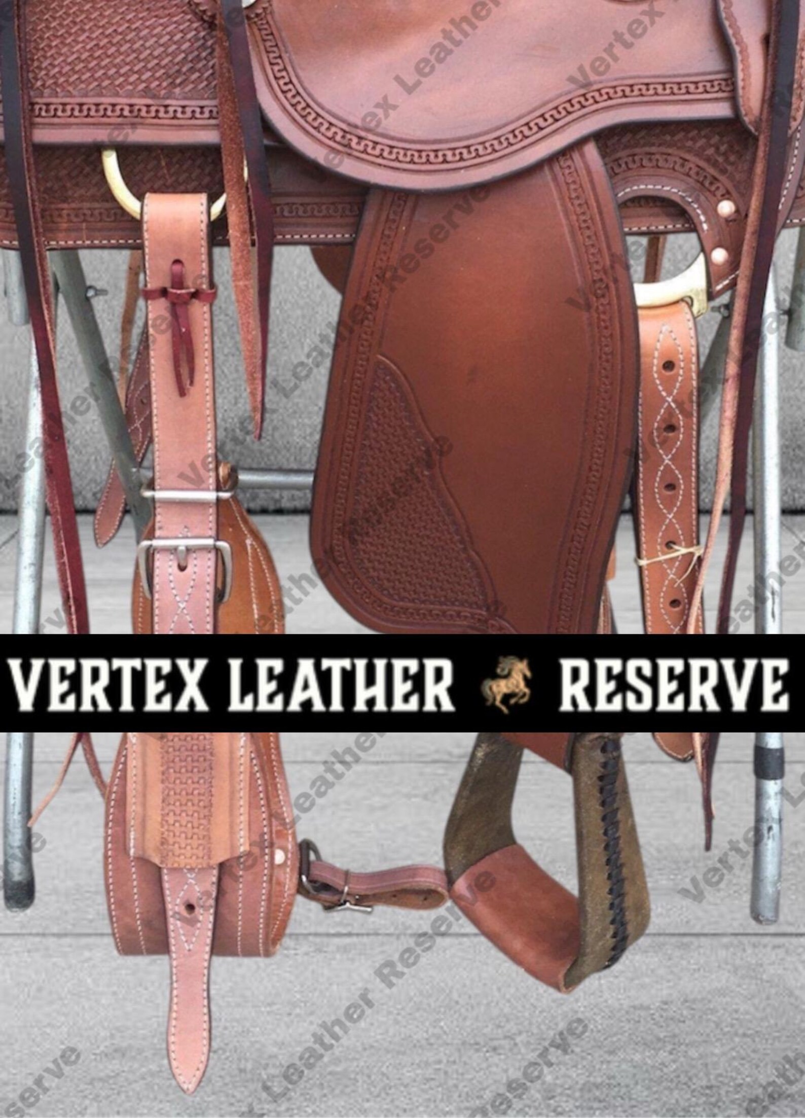 Wade Tree A Fork Premium Leather Western Roping Ranch Work Horse Saddle ...