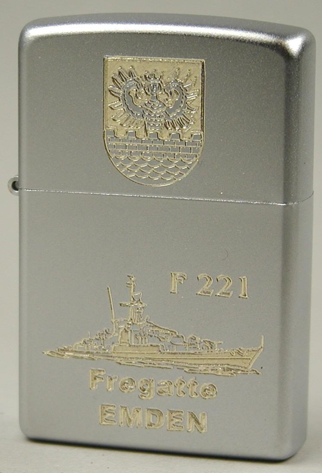 F221 Frigate Emden – Zippo Windproof Lighter M. Diamond Engraving ...