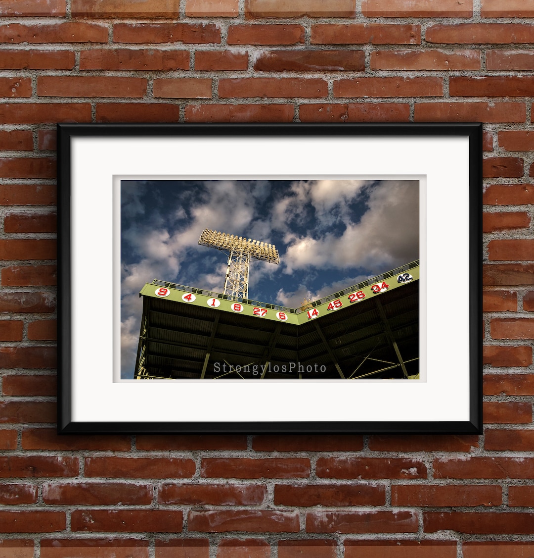 Fenway Park, Boston Red Sox Retired Numbers Photo, Baseball Park Pic ...
