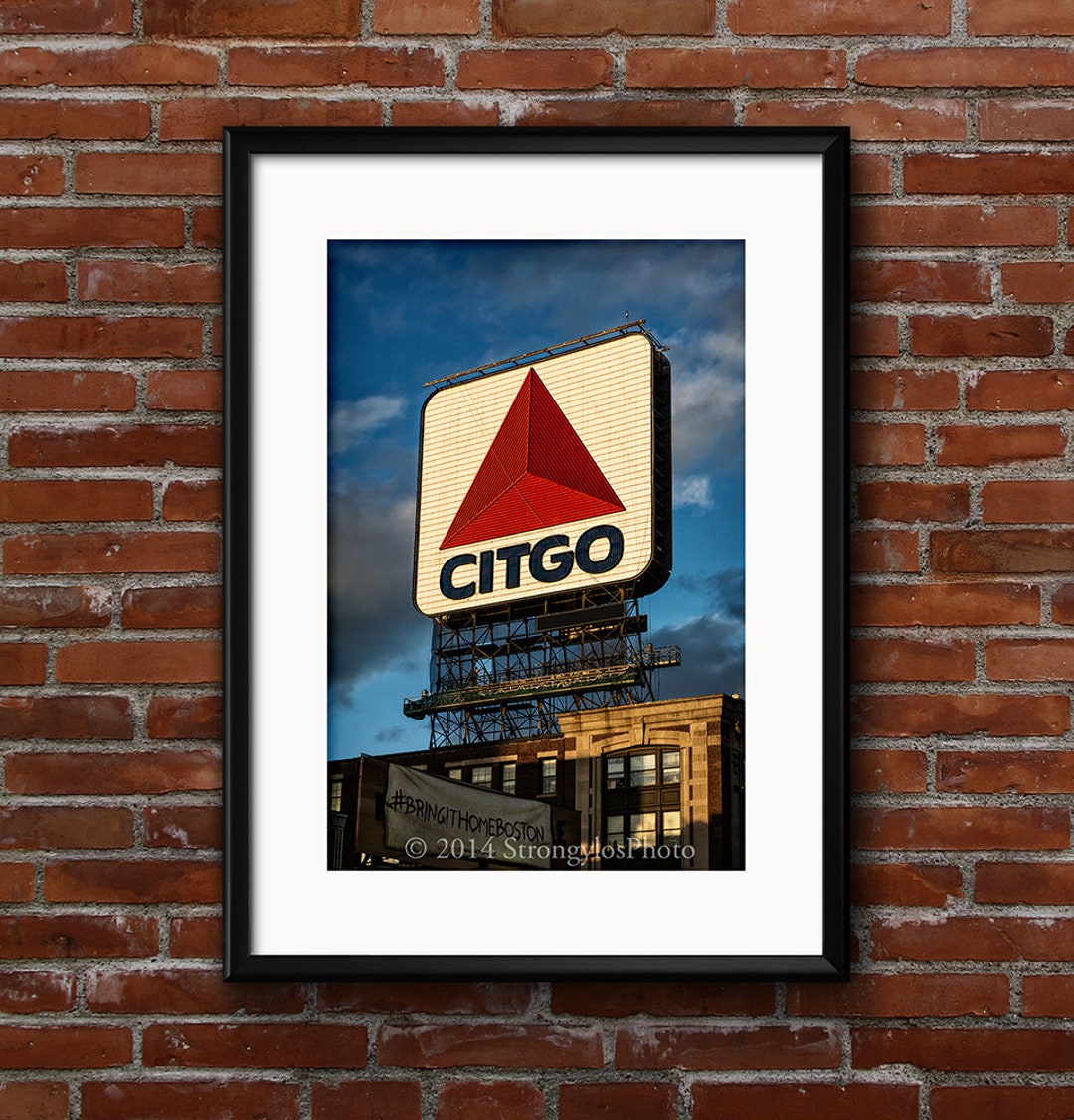 Bring It Home Boston Citgo Sign at Fenway Park, Red Sox Baseball - Etsy