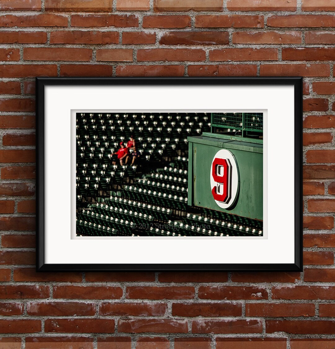 Photo Fenway Park, Ted Williams Retired Number, Red Seat, Boston Red ...