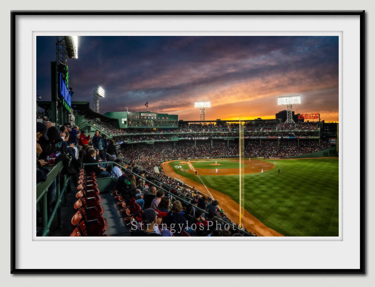 Fenway Park Sunset, Boston Red Sox, Fine Art Photo, Strongylosphoto - Etsy