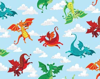 Dragon fabric | Etsy