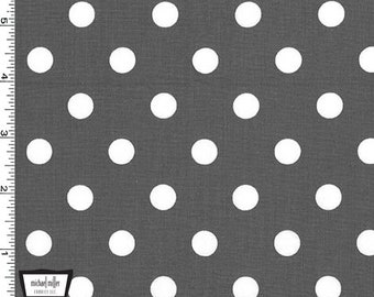 Grey dot fabric | Etsy